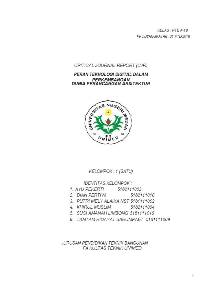 CJR Peran Teknologi Digital Dalam Perkembangan Dunia | PDF