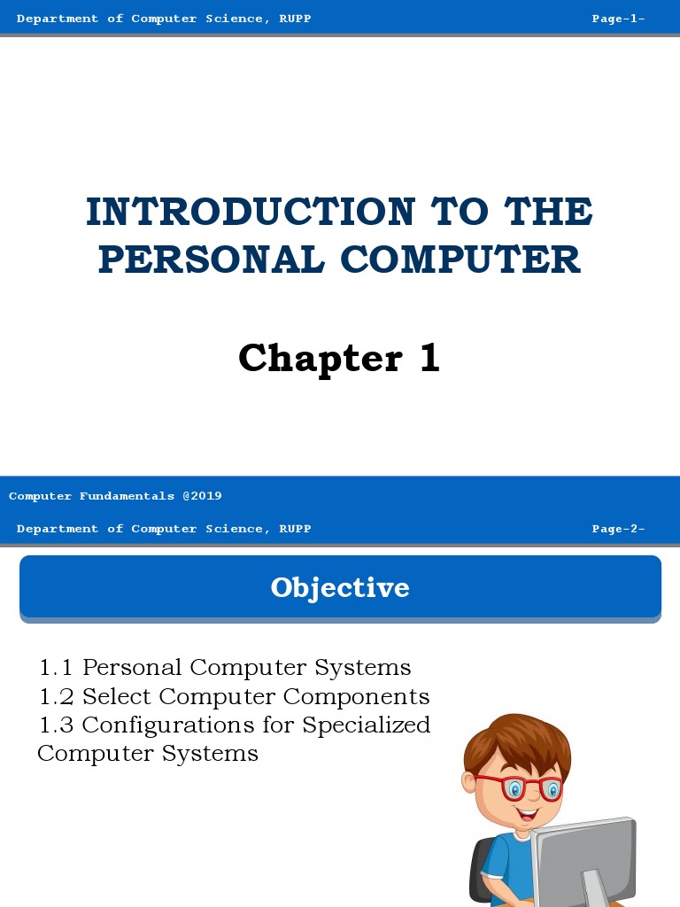 Introduction to Personal Computers | PDF | Personal Computers ...