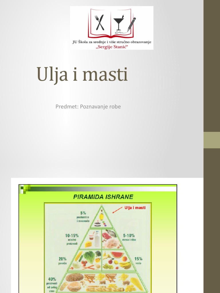 Poznavanje Robe - Ulja I Masti | PDF