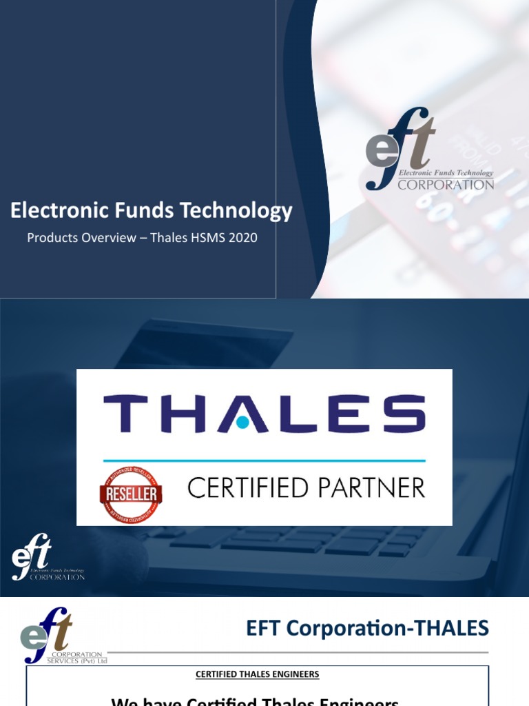 EFT Corporation - Thales | PDF | Pricing | Computing