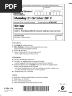 Edexcel A Level Biology Topic Checklist | PDF | Biology | Cell (Biology)