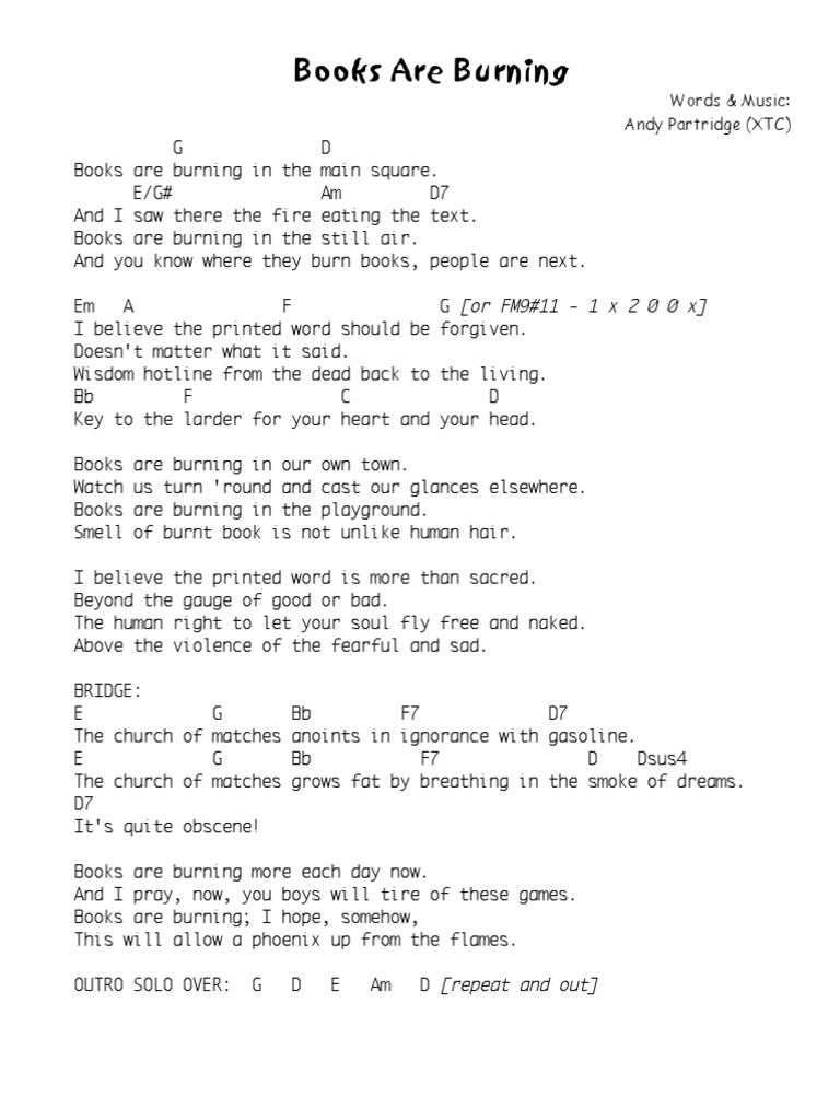 Books Are Burning | PDF