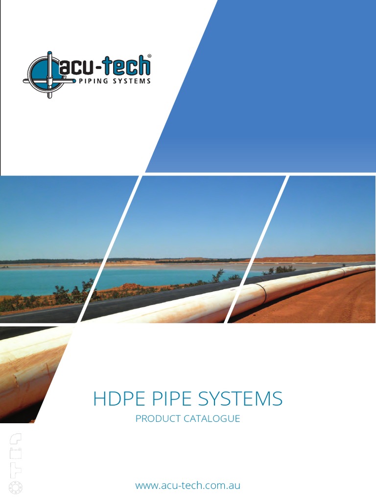 Acu Tech Piping Systems HDPE Pipe Systems Product Catalogue PDF | PDF ...