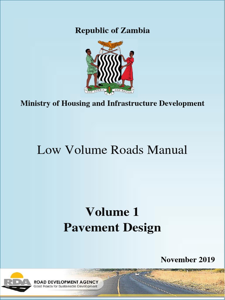 Volume 1 - Pavement Design Final PDF | PDF | Road | Road Surface