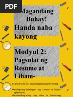 Halimbawa NG Resume | PDF