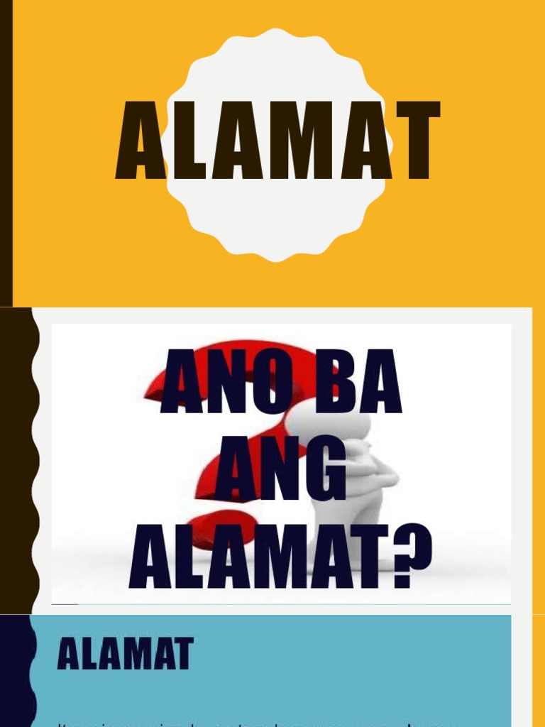 Lesson 3 Ang Alamat | PDF