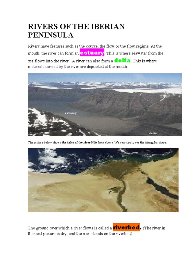 June Rivers Science 5 Primaria | PDF | River Delta | River