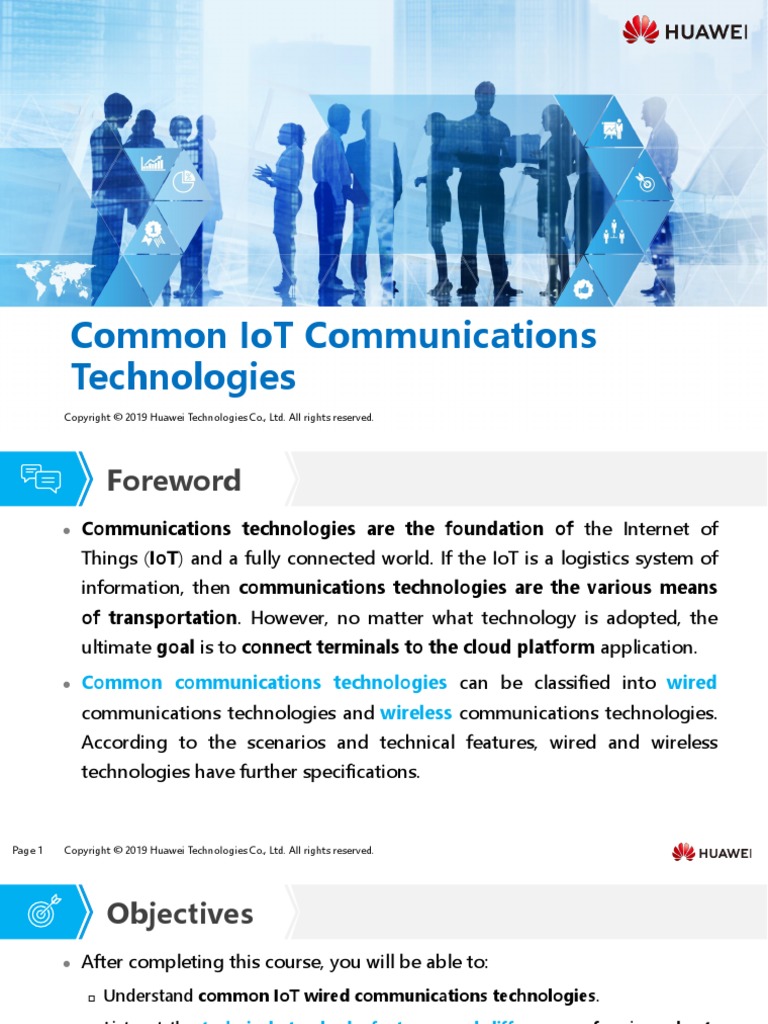 02 Common IoT Communications Technologies | PDF | 4 G | Wi Fi