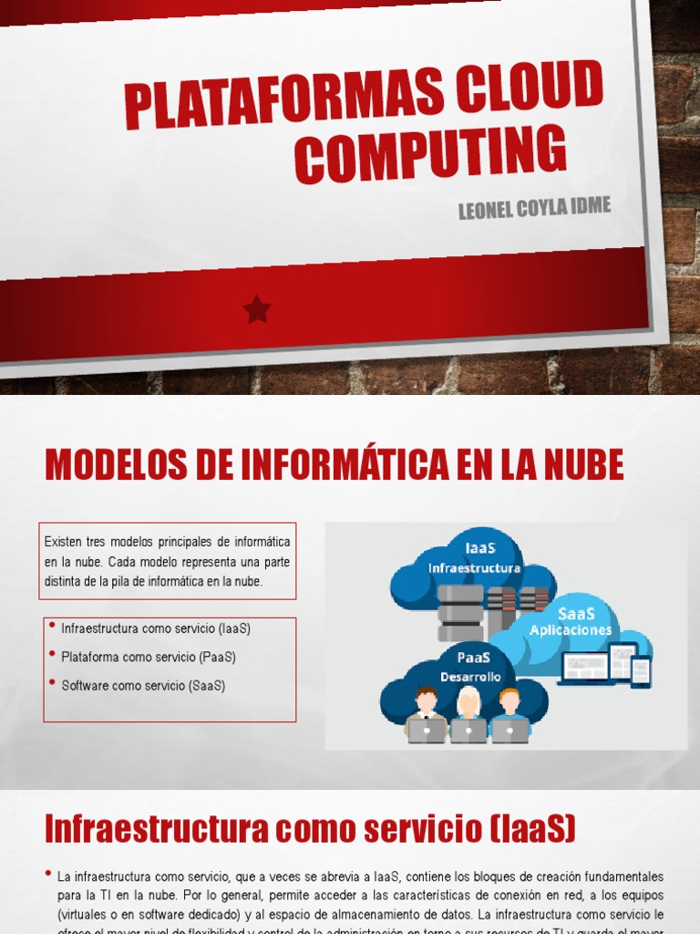 T - 08 - Plataformas Cloud Computing | PDF | Tecnología