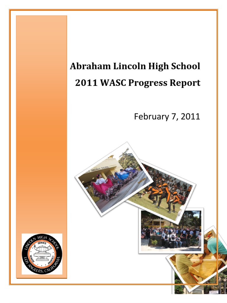 Abraham Lincoln High School WASC Progress Report 2011 | PDF | English ...