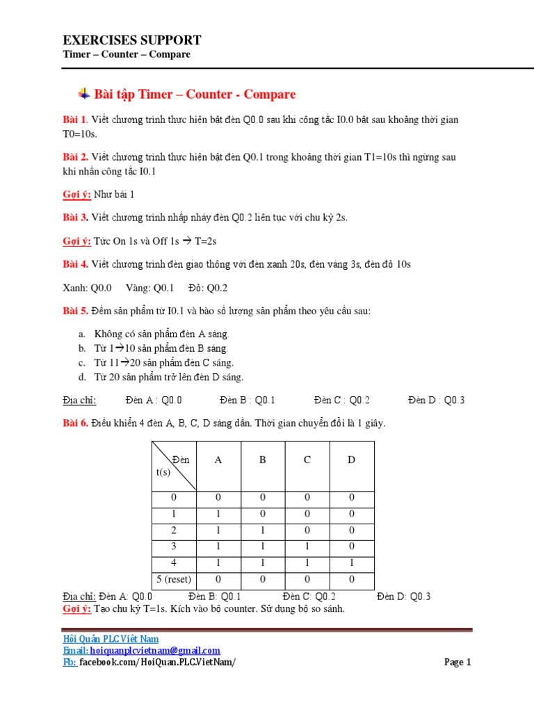 Bai Tap Ve Timer-Counter-Compare | PDF