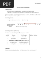 Open vs Closed Brackets in Sets | PDF