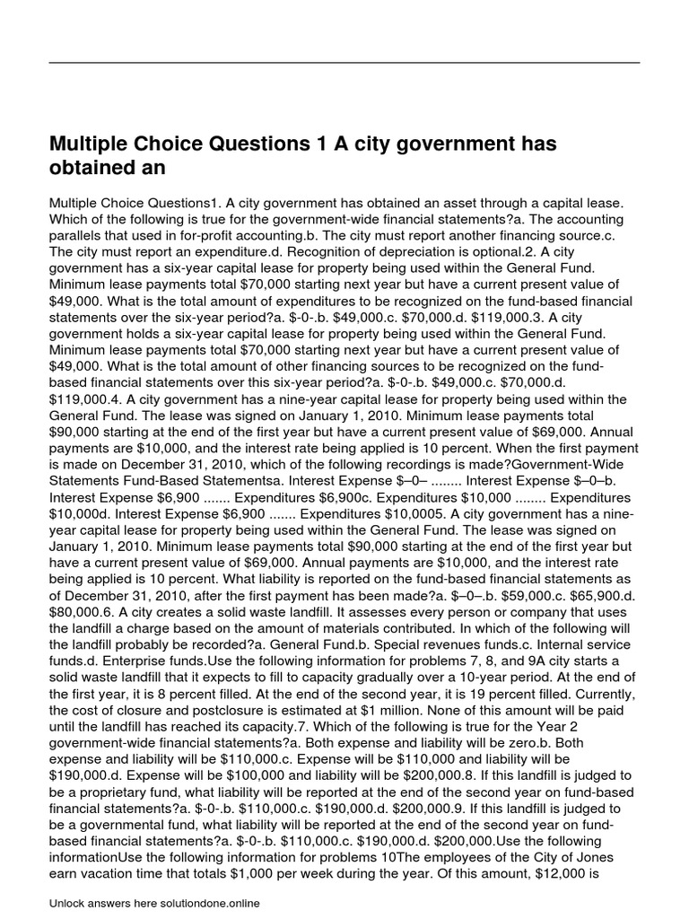 Solutiondone 2-501 | PDF | Fund Accounting | Present Value