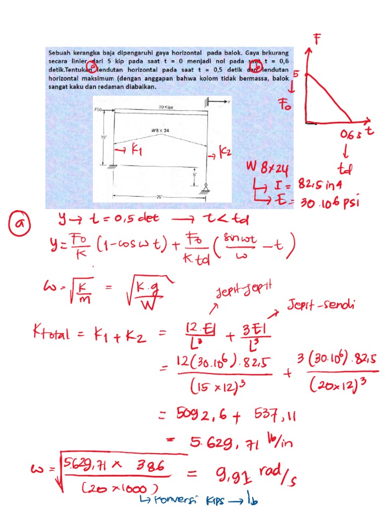 Contoh Soal Beban Dinamis | PDF