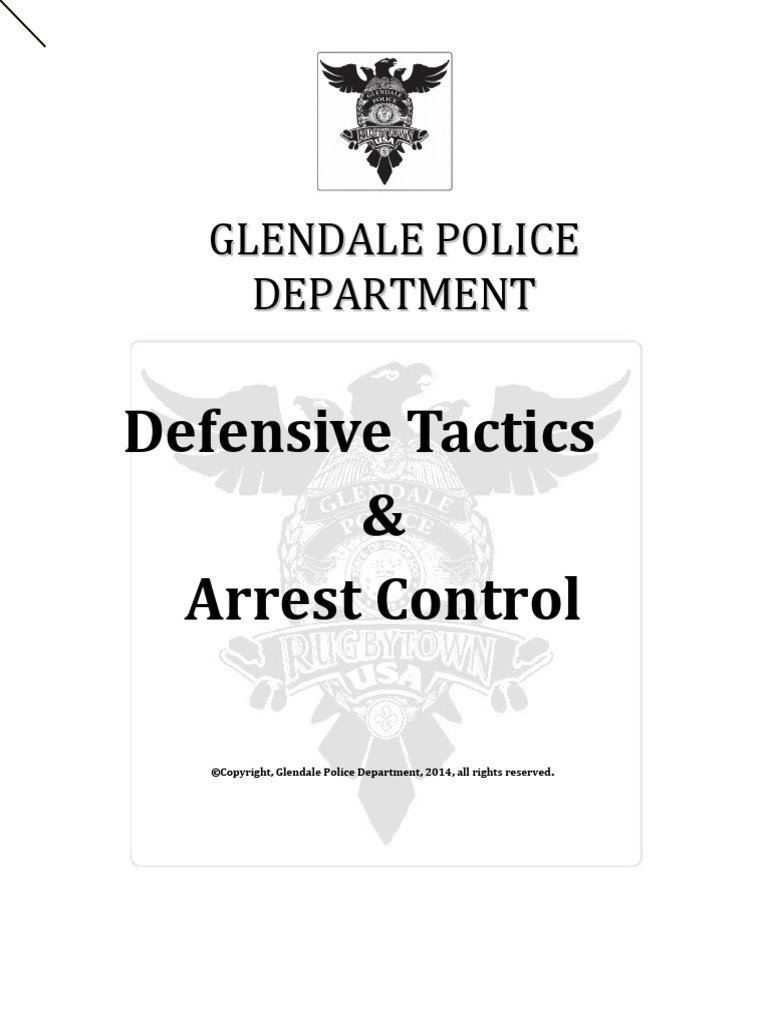 Glendale Police Department Training Documents: DT Instructor Manual ...