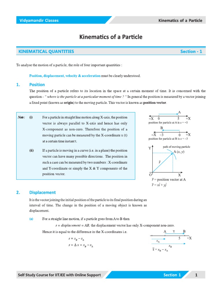 CHAPTER 02 Kinematics of A Particle | PDF