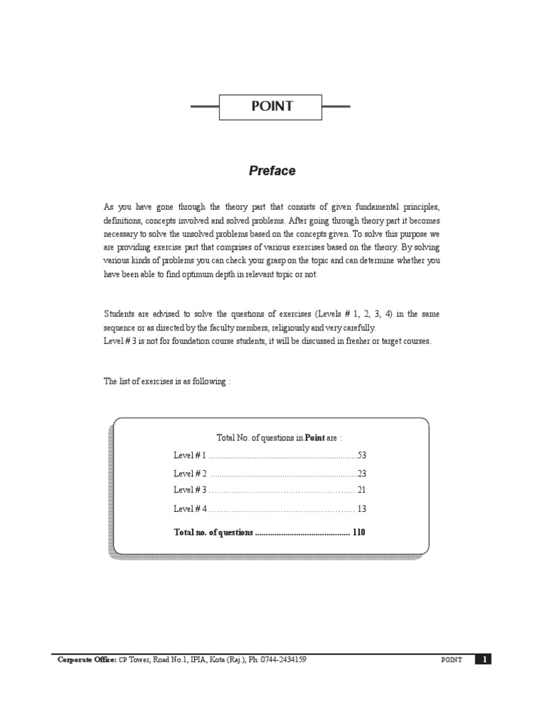 Point - Exercise - PDF | PDF | Triangle | Geometric Shapes