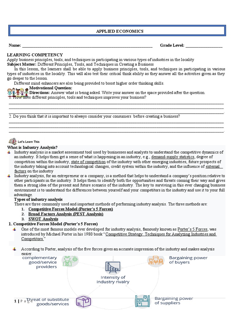 Principles and Techniques for Business Creation | PDF | Swot Analysis | Competition
