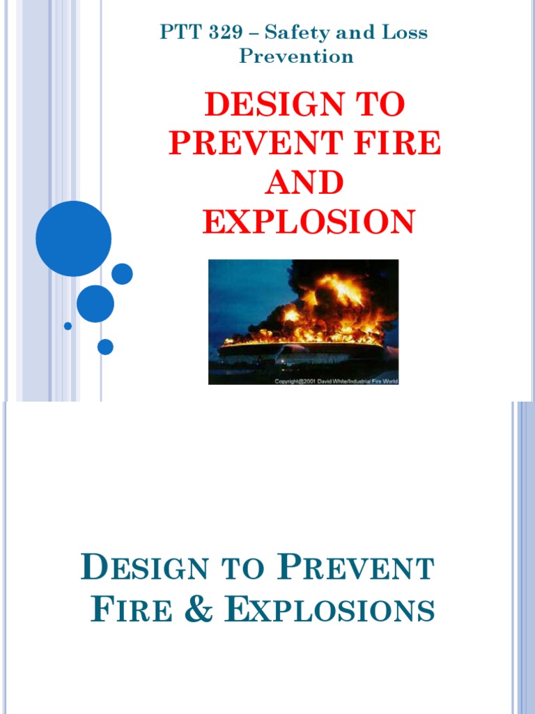 Design To Prevent Fire and Explosion PDF | PDF | Fires | Ventilation ...