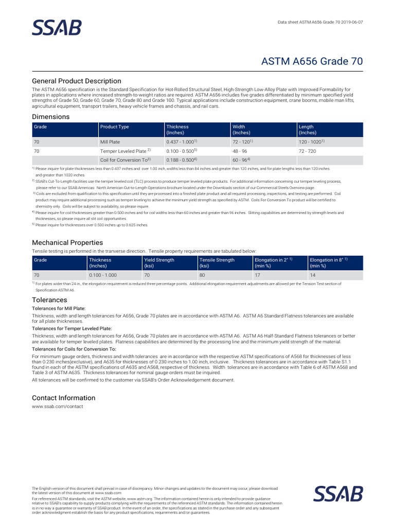 Structural Steel Specs for Engineers | PDF | Mechanical Engineering
