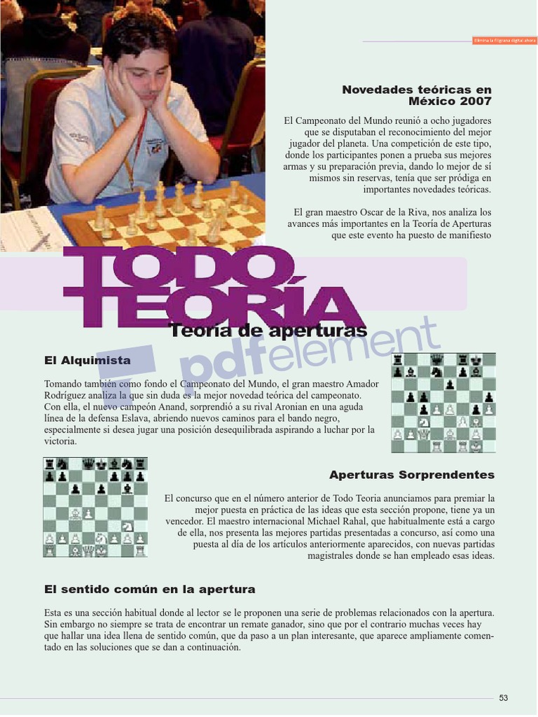 Una Aguda Defensa Eslava | PDF | Aperturas de ajedrez | Ajedrez