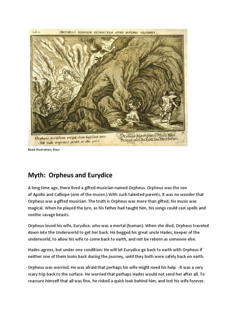 Orpheus and Eurydice: A Myth Retold | PDF | Classics