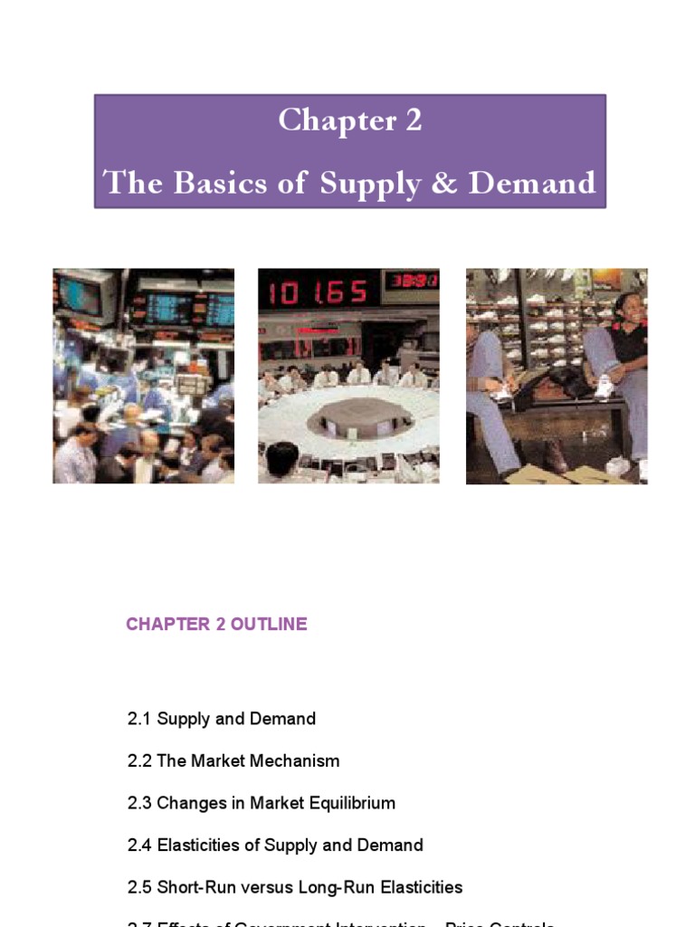 Chapter 2 The Basics of Supply and Deman PDF | PDF | Demand | Price ...