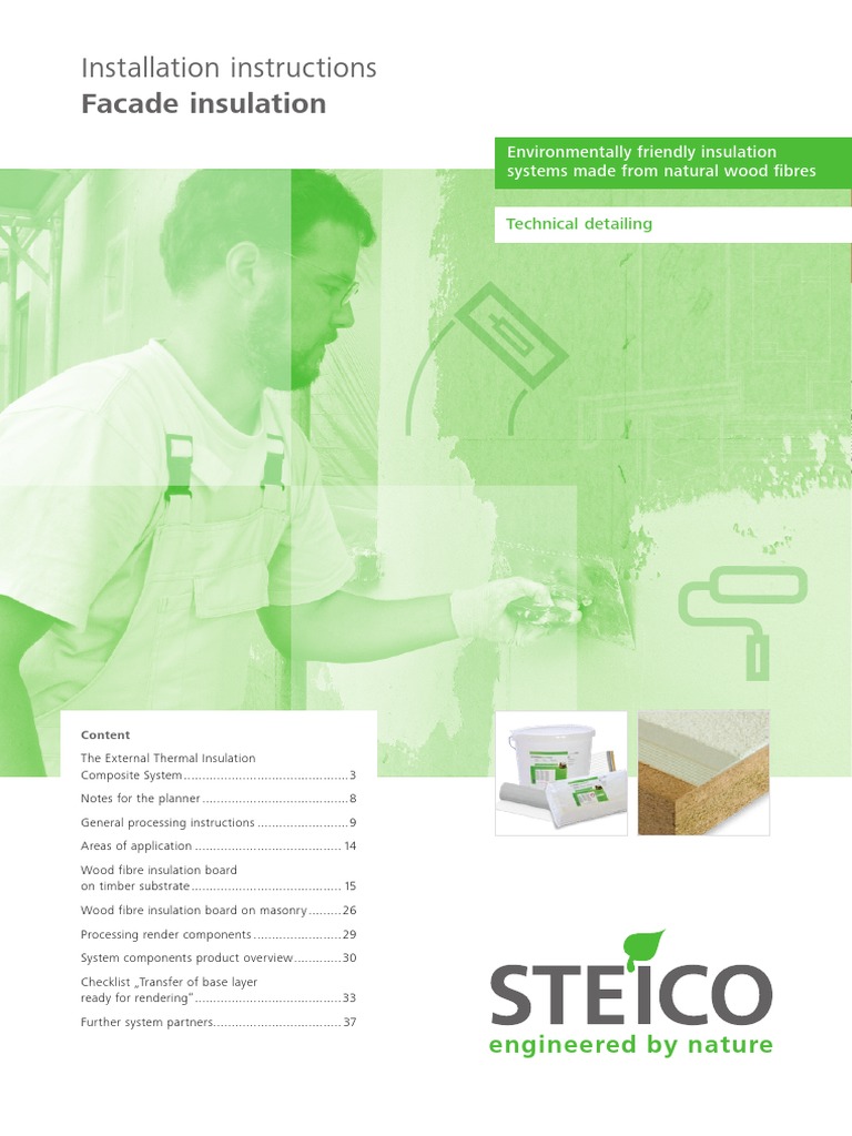 STEICO Installation Instructions Facade Insulation en I | PDF ...