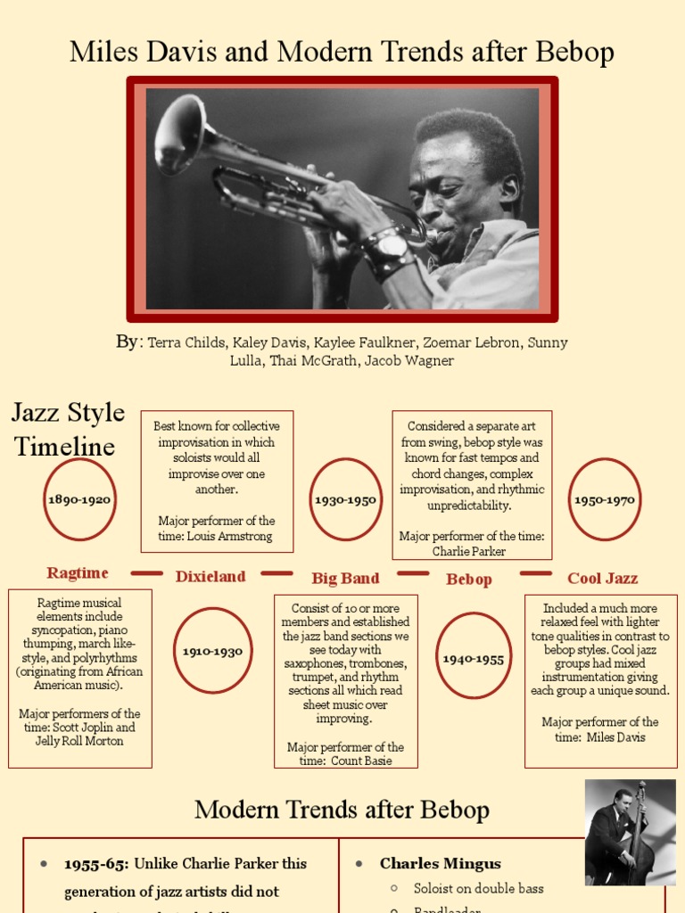 Miles Davis: Evolution of Cool Jazz | PDF | Jazz | Music Of The African ...
