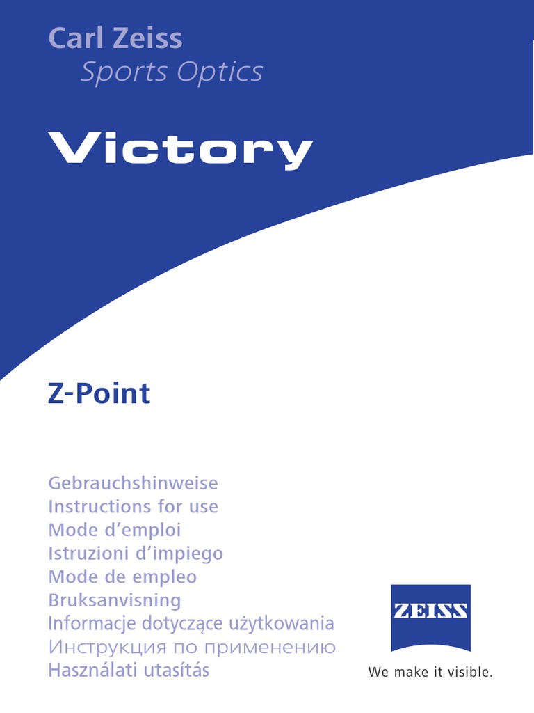 Zeiss Z-Point Scope Manual PDF | PDF