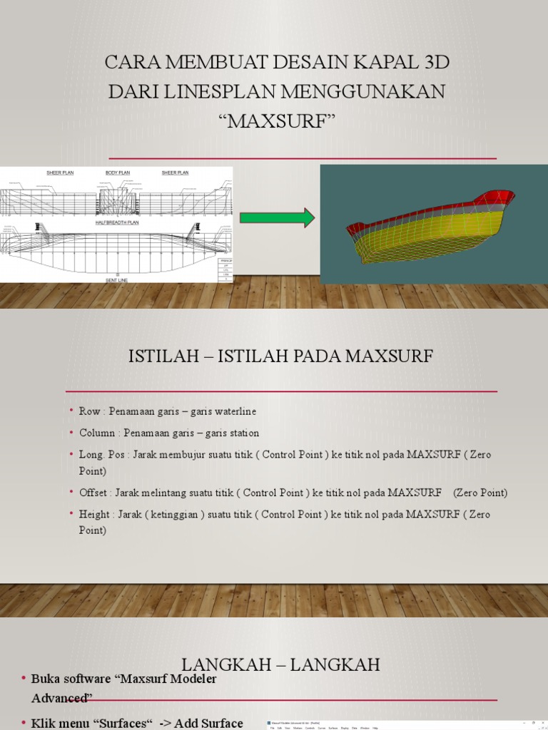 Linesplan To Maxsurf | PDF