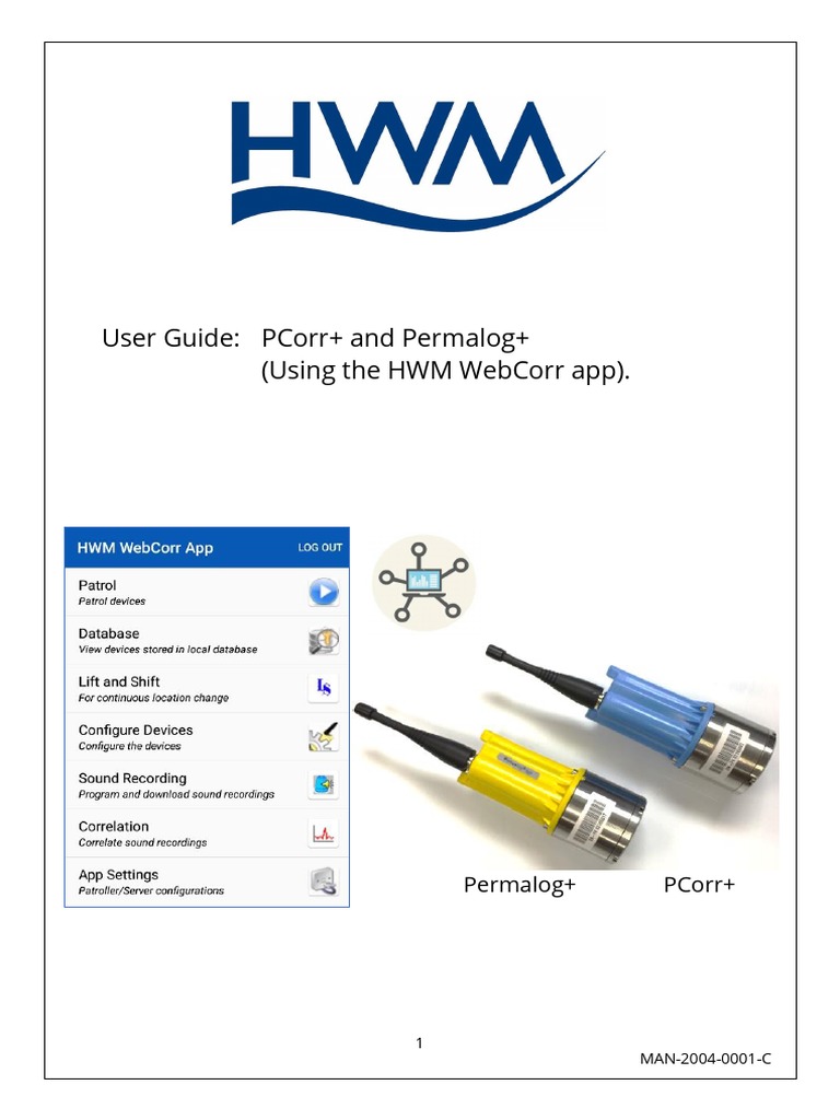 MAN-2004-0001-C - User Guide - Pcorr and Permalog Using WebCorr App PDF ...