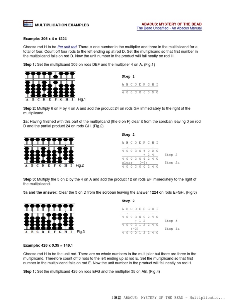 The Unit Rod: Step 1 | PDF | Multiplication | Ring Theory