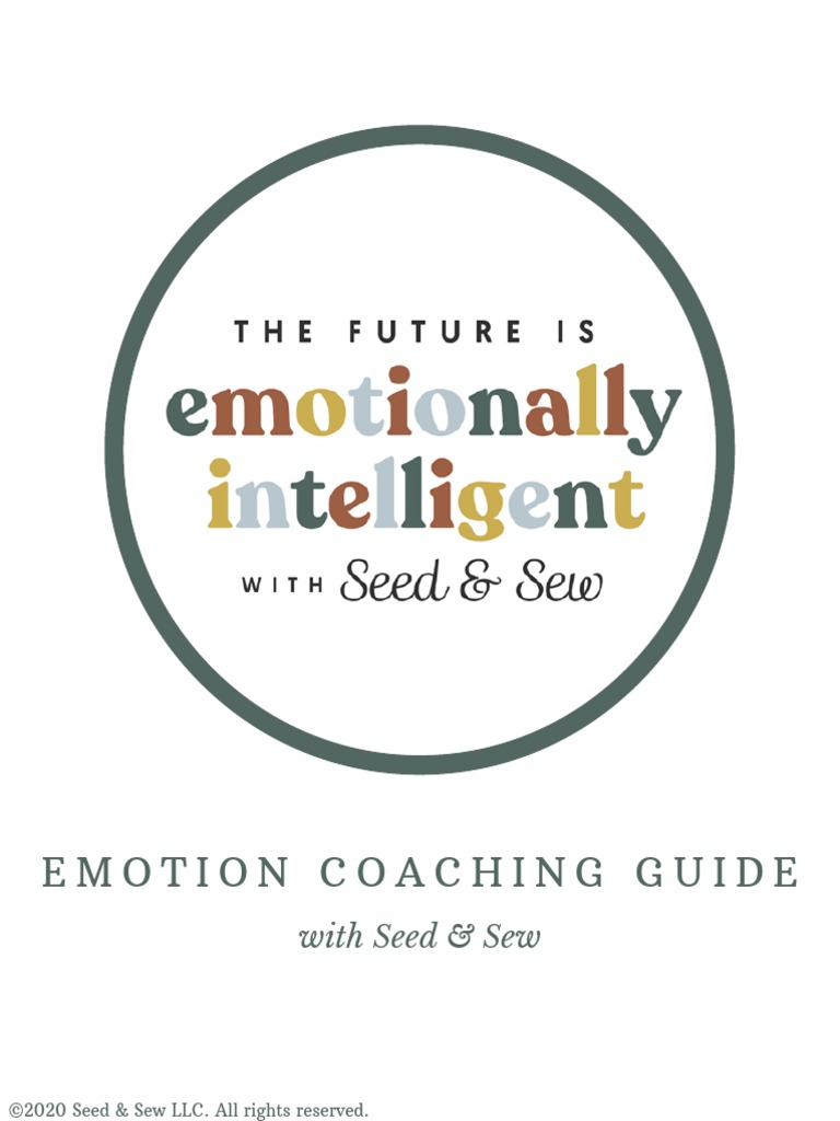 Emotion Coaching Guide: With Seed & Sew | PDF | Anxiety | Metaphysics ...