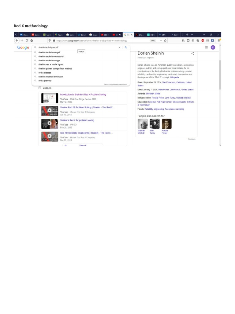 Red-X Methodology | PDF