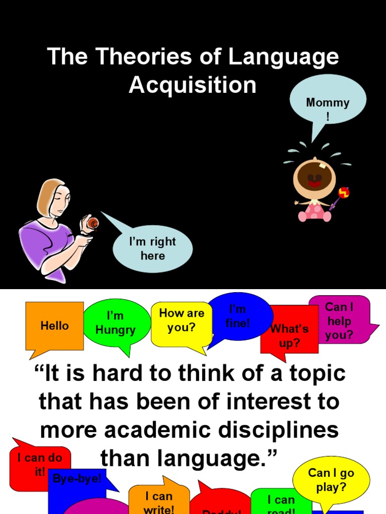The Theories of Language Acquisition2 | PDF | Language Development | Speech