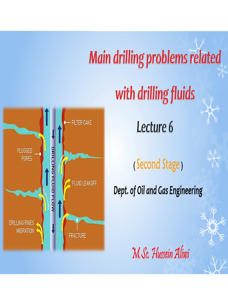6 Main Drilling Problems Related With Drilling Fluids-Lecture-6 PDF | PDF | Blowout (Well ...