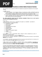 CREST 2024 Specialty Training Form | PDF | Health Care | Signature