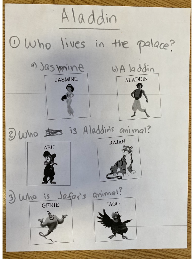 Aladdin WH - Questions | PDF