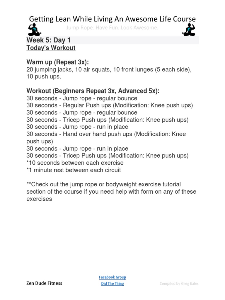 12 Week Getting Lean Workout Plan Phase 2 | Download Free PDF ...