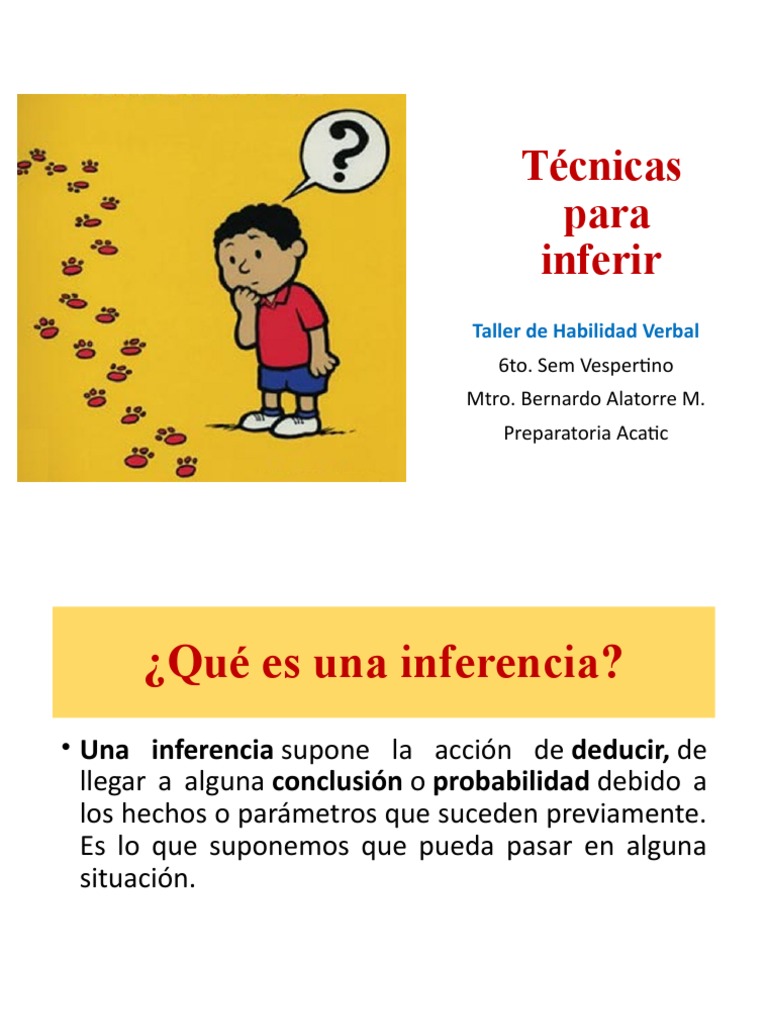 Inferencias | PDF