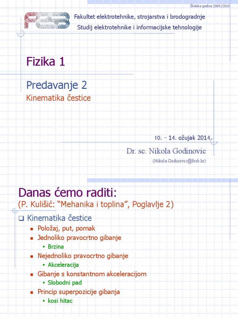 Predavanje 2 | PDF