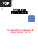 LP 4 Linear and Nonlinear Text | PDF | Lesson Plan | Cognition