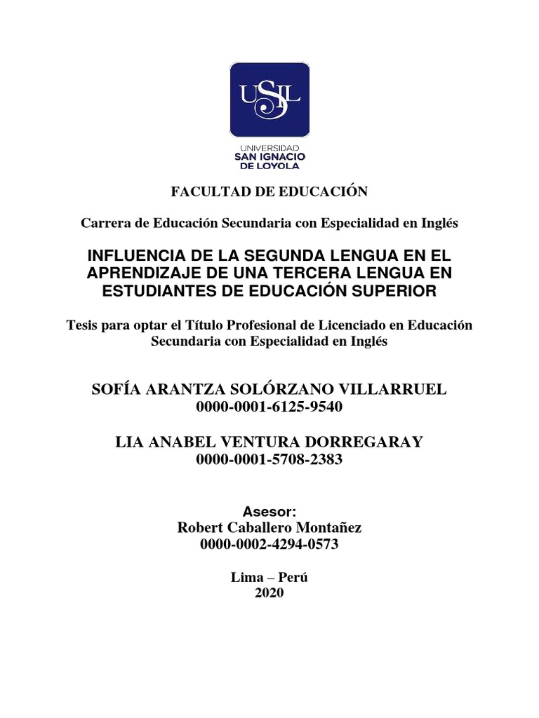 Aprendizajes de Una Segunda Lengua | PDF | Multilingüismo | Segundo ...