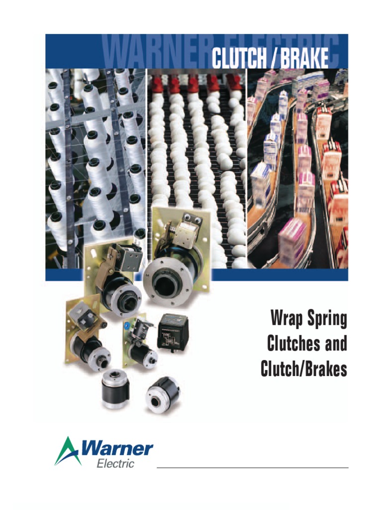 Wrap Spring Clutches and Clutch-Brakes | PDF | Clutch | Screw