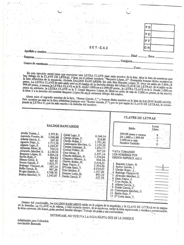 Prueba Set Ca2 | PDF