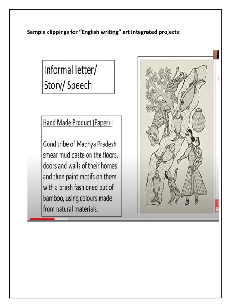 Art Integrated Projects For Reference Class 11 & 12 | PDF