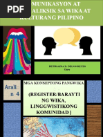 Filipino 11-Module 3 | PDF