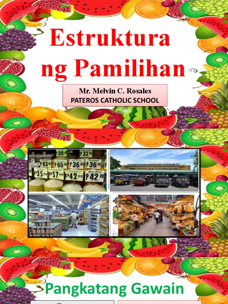 25 Estruktura NG Pamilihan | PDF