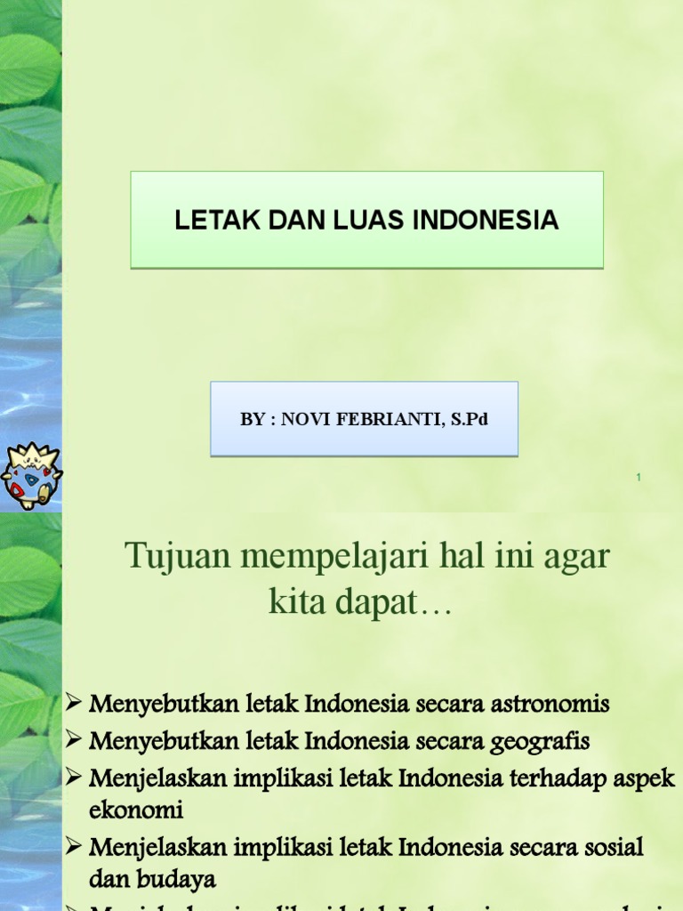 Letak dan Luas Wilayah Indonesia | PDF | Sains & Matematika